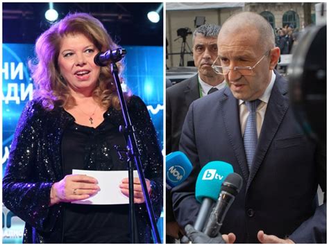 Йотова няма шанс за президент Борсукът Радев няма да преживее тя да се качи нагоре докато той