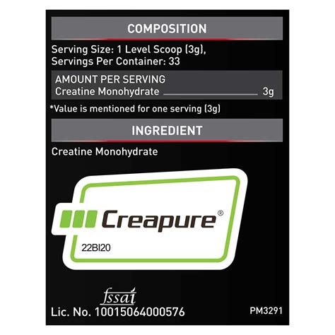 Muscleblaze Creapro Creatine With Creapure Unflavoured 0 55 Lb