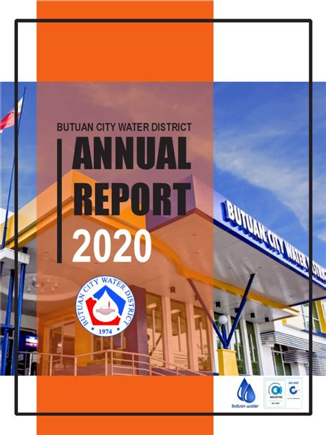 Butuan City Water District 2020 Report Pdf Water Purification Water