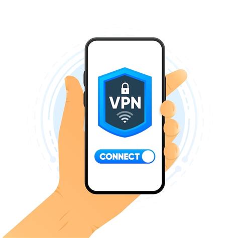 Premium Vector Using Vpn On Device Protecting Personal Data With Vpn