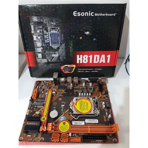 Jual MOTHERBOARD ESONIC H81 JEL DDR3 USB 3 0 WITH NVME LGA 1150 GARANSI