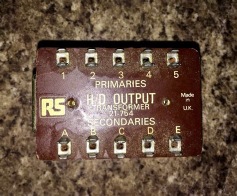 Vintage Radiospares Rs Heavy Duty Output Transformer 21 754 Mullard Antiques And Collectibles
