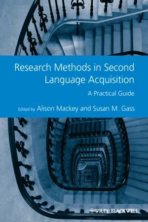 PDF Research Methods In Second Language Acquisition By Alison Mackey