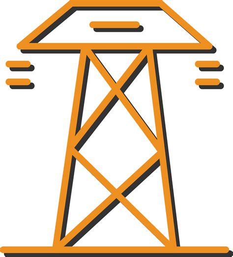 Power Line Vector Icon 41794015 Vector Art At Vecteezy
