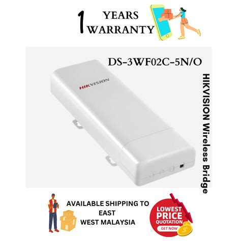 Hikvision Wireless Bridge Ds 3wf02c 5no Shopee Malaysia