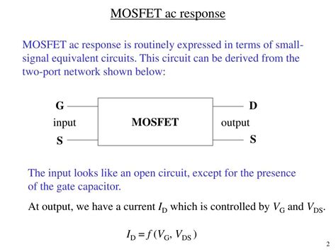 Ppt Chapter 17 2 Mosfet Small Signal Equivalent Circuit Powerpoint