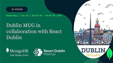 Dublin Mug In Collaboration With React Dublin Europe Mongodb
