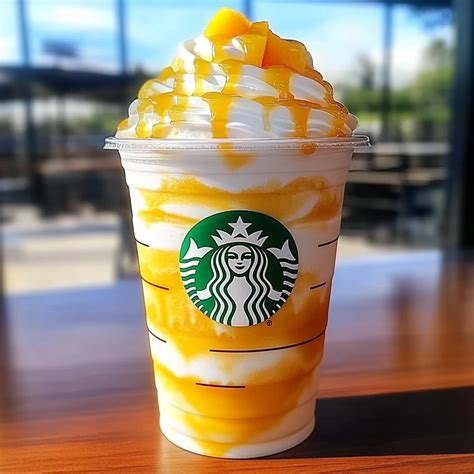 Starbucks Pineapple Mango Frappuccino A Tropical Delight