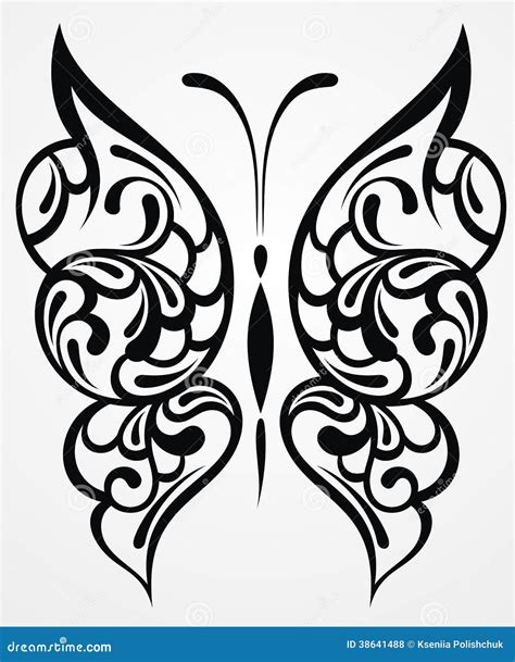 Tribal Butterfly Tattoo For Men