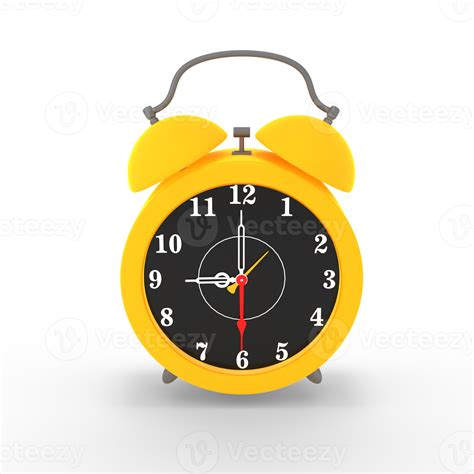 3d Alarm Clock Illustration 21351097 Png