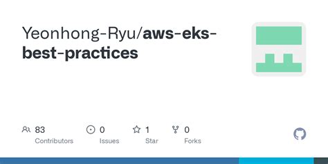 github yeonhong ryu aws eks best practices