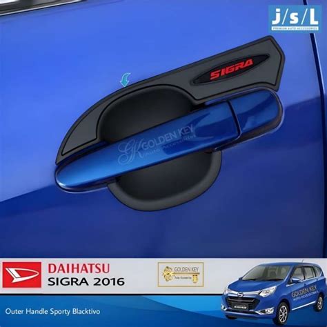 Jual JSL Outer Handle Sigra Mangkok Pintu Sporty Blacktivo Di Seller GOLDEN KEY ACC