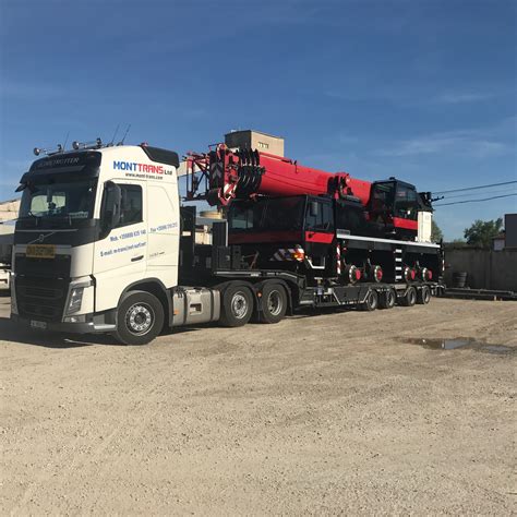 Mont Trans Международни превози на извънгабаритни и тежки товари Международни превози на