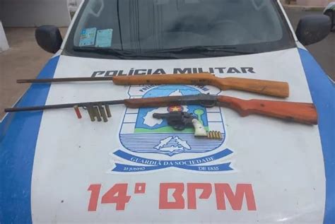 Dois Homens São Presos Em Flagrante Por Posse Irregular De Arma De Fogo
