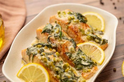 Creamy Spinach Poblano Salmon World Worth Living