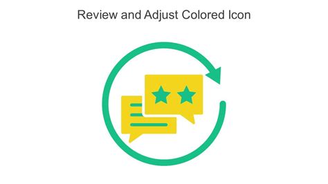 Review And Adjust Colored Icon In Powerpoint Pptx Png And Editable Eps Format Ppt Template