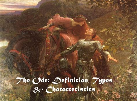 The Ode Definition Types And Characterisitics Hubpages