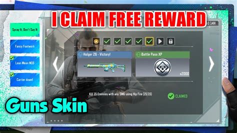 Kill 15 Enemies With Any SMG Using Hip Fire 0 15 Call Of Duty Mobile