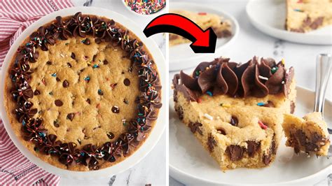 Easy Chocolate Chip Cookie Cake Recipe Diy Joy