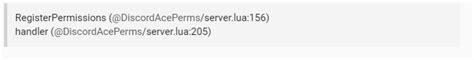 DiscordAcePerms Error Resource Support Cfx Re Community