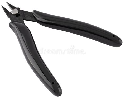 Wire Cutters Tool On A White Background In Insulation Stock Image