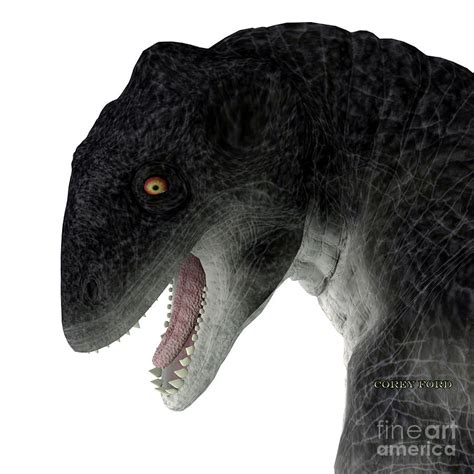 Delphinognathus Synapsid Head Digital Art By Corey Ford Pixels