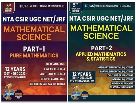 Buy Csir Net Mathematics Pyq Book Csir Net Mathematical Science Previous Year Questions Papers