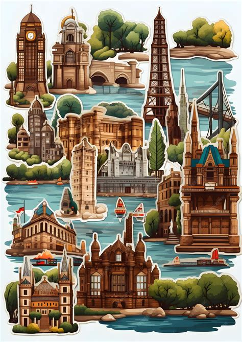 Premium Ai Image Architecture Stickers