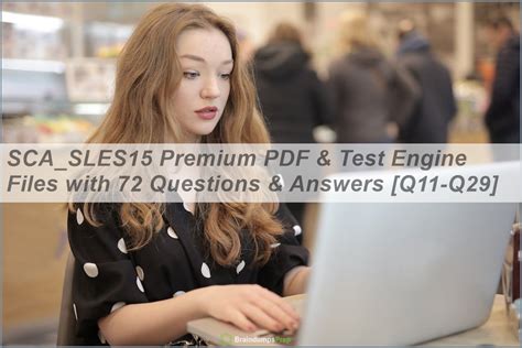 sca sles15 premium pdf and test engine files with 72 questions and answers