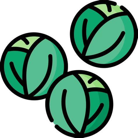 Brussels Sprouts Special Lineal Color Icon