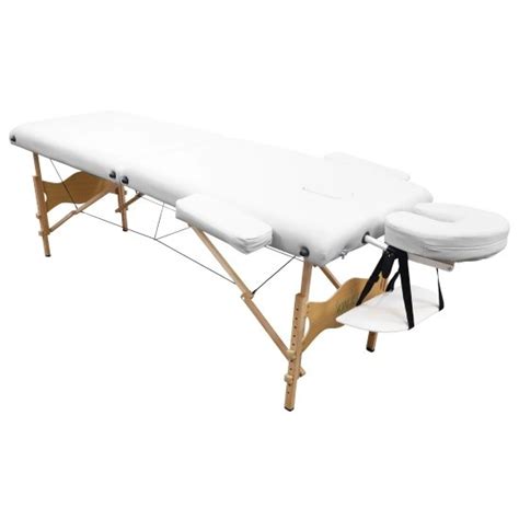Skinact Portable Massage Table With Face Cradle Arm Rests And