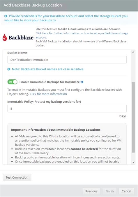 How To Set Up Offsite Copies To A Backblaze Cloud Storage Account Hornetsecurity Knowledgebase