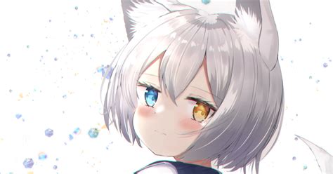 女の子 オッドアイちゃん あしたばさんのイラスト Pixiv
