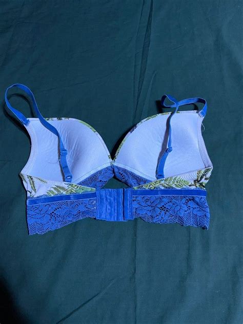 Preloved Bluetropical Design Two Piece Bikini Womens Fashion