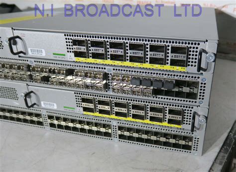 X Cisco Nexus Px Fibre Switches N I Broadcast Ltd