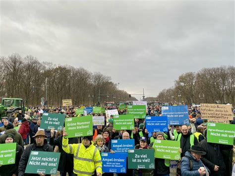 German Farmers Protest Against Cut In Tax Reliefs Agrilandie