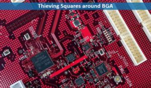 Thieving On Outer Layers Of Printed Circuit Board PCB MADPCB