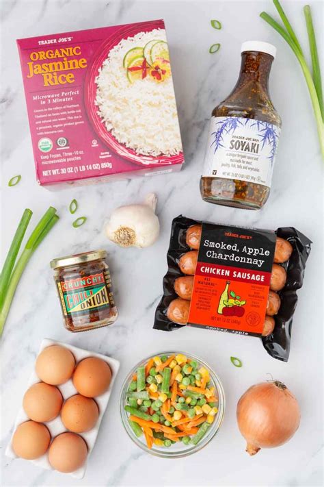 Trader Joes Chicken Apple Sausage Fried Rice