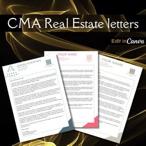 CMA Real Estate Letter Comparable Market Analysis Real Estate Cma