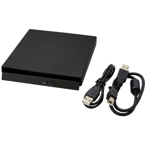 Sabrent Usb 2 0 Sata Notebook Cd Dvd Enclosure Ecbsat Bandh Photo