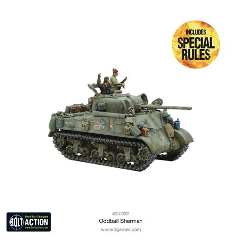Bolt Action Oddball Sherman Wargames Emporium