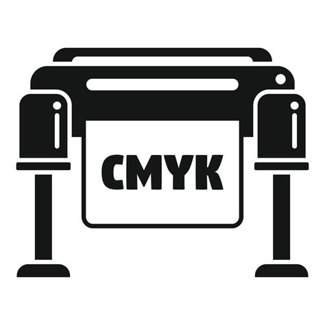 Plotter Icon Simple Vector Digital Print 21502980 Vector Art At Vecteezy