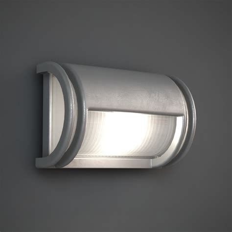 Modern Wall Sconce 03 3d Model Download Lamp On
