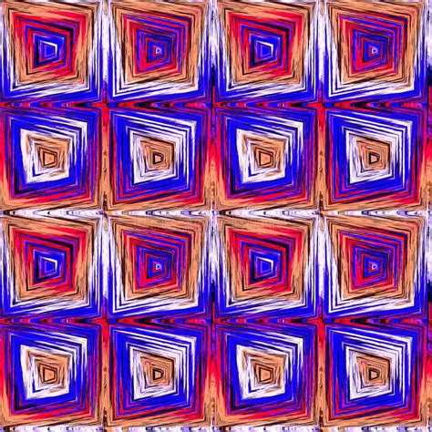 Ditzy Pixel Abstract Rainbow Seamless Pattern Backdrop Modern Playful