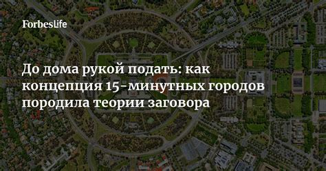 До дома рукой подать как концепция 15 минутных городов породила теории