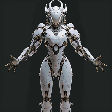 Premium Photo A Close Up Of A Robot With A Large Body And A Helmet