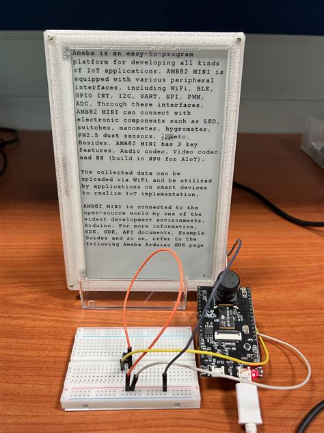 E Paper 75 Inch E Book With Microsd Card Realtek Iotwi Fi Mcu
