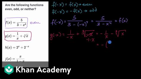 How To Determine Even And Odd Functions Store