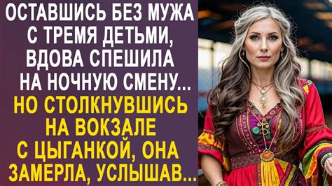 Оставшись без мужа вдова спешила на ночную смену Но столкнувшись на вокзале с цыганкой