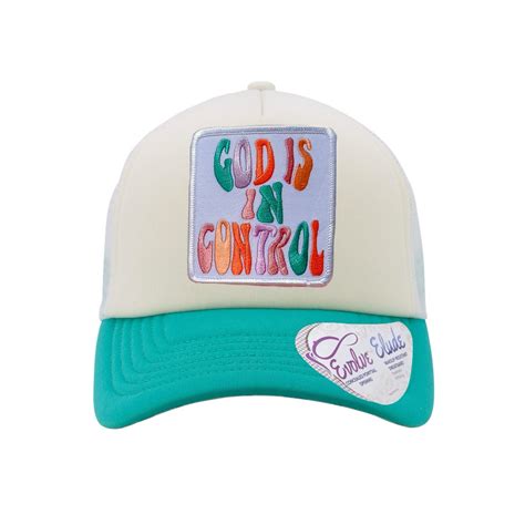 God Is In Control Hat Crew Co